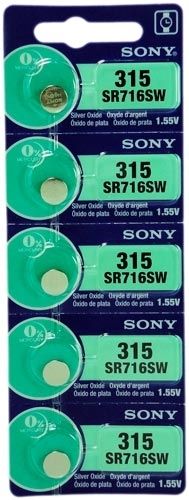 BB SR716SW-5 SONY Silver Oxide Battery, 315 Detail Page